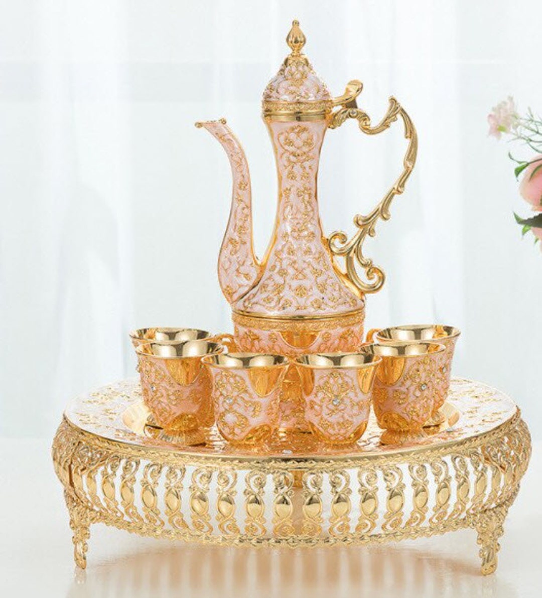 Beautiful Luxurious Expresso Coffee/ Tea Set! Perfect for Any Occasion ...