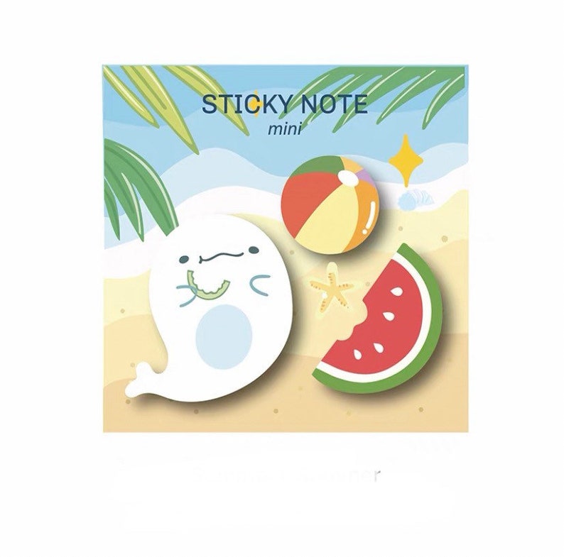 Sticky Notes Cute Cartoon Stickers | Etsy