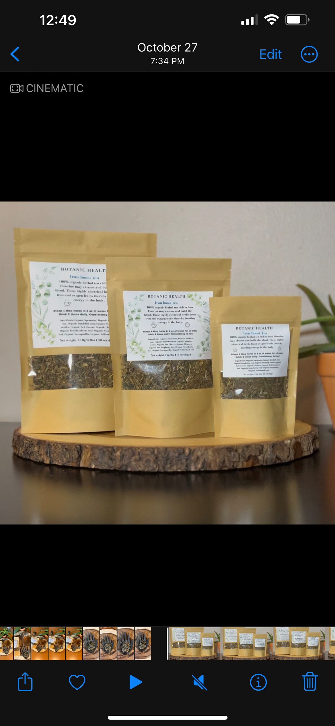 Iron Boost Tea, Organic, Herbal Tea, Anemia, Energy, Oxygen - Etsy