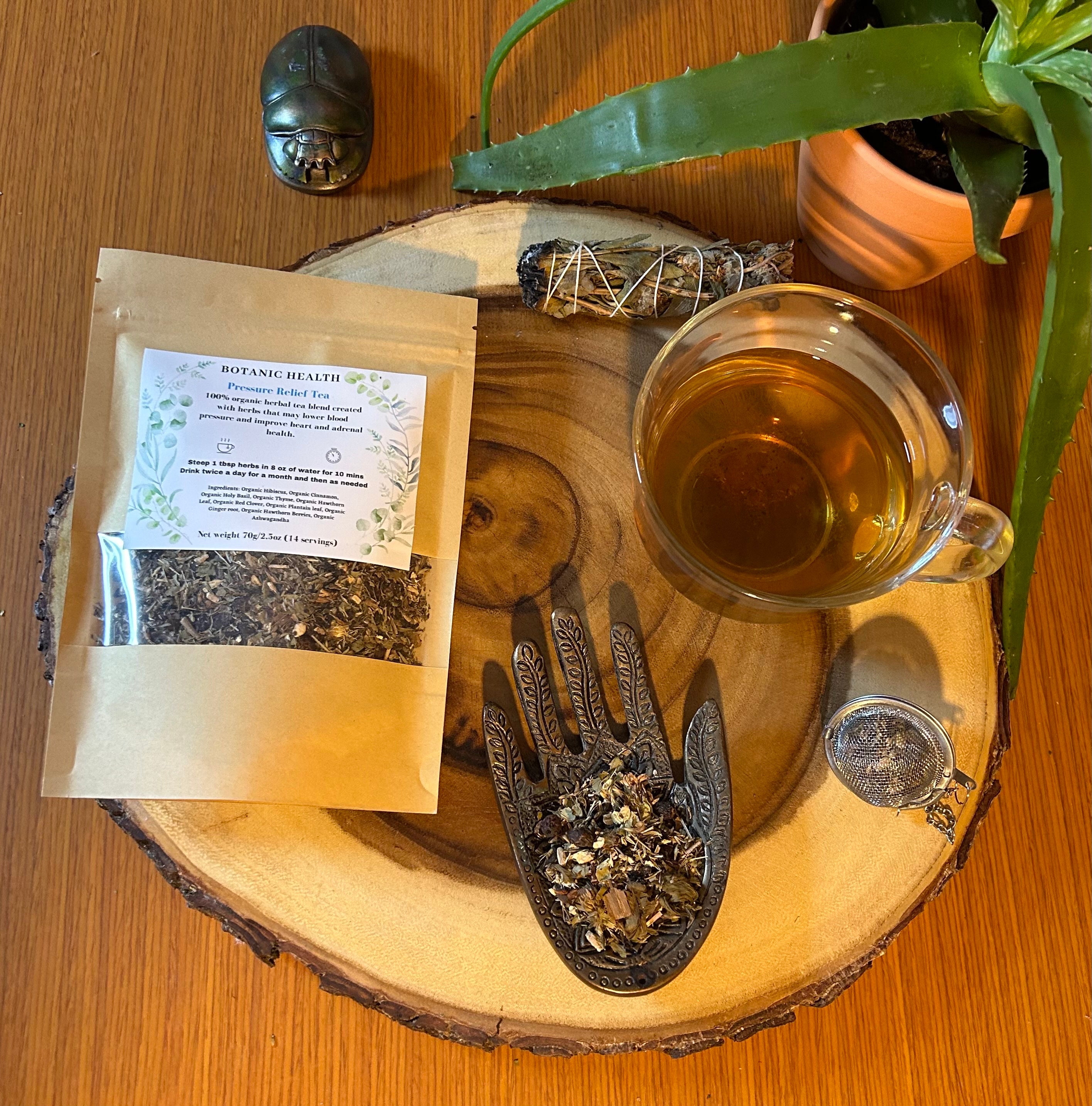 Pressure Relief Tea, Blood Pressure, Heart Health, Circulation, Stress ...