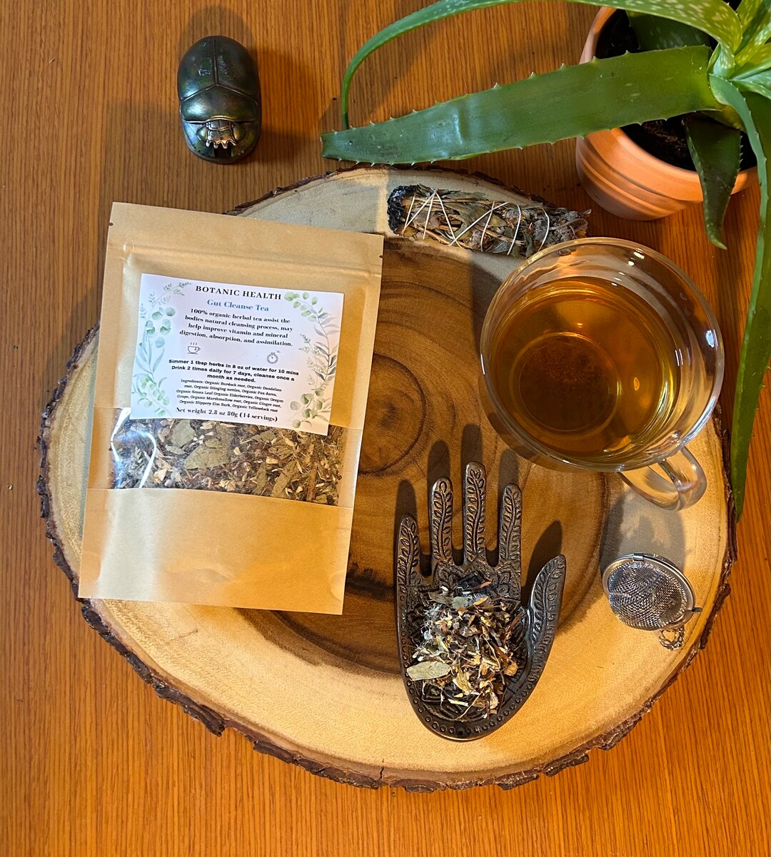 Gut Cleanse Herbal Tea - Etsy
