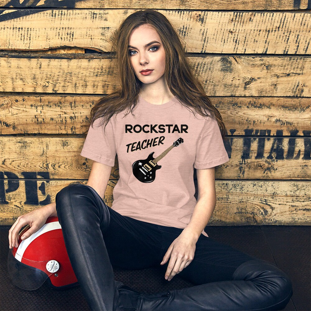 Rockstar Teacher Shirt, Gift for Teacher, Teacher Shirt, Teacher Gift ...