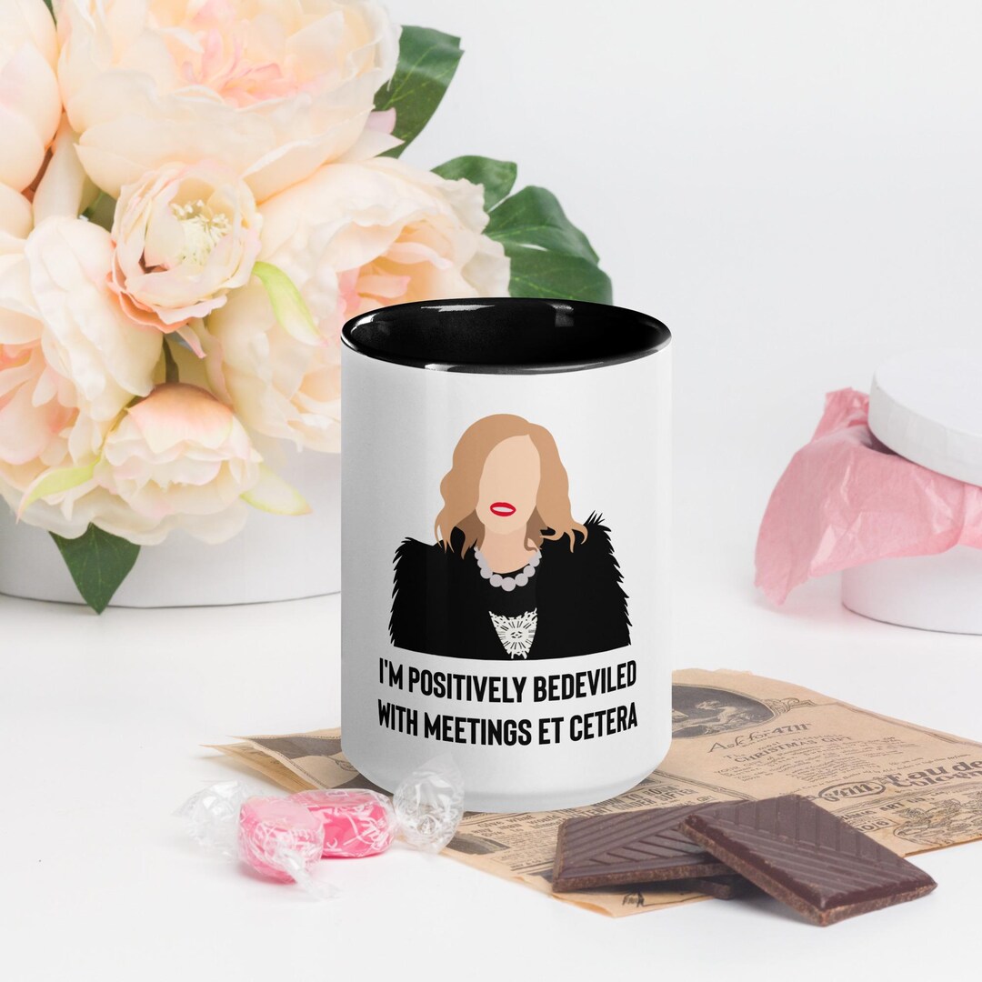 Moira Rose Mug With Color Inside, Schitt's Creek Mug, Teacher Gift ...