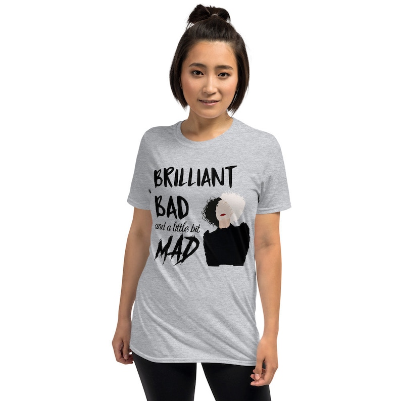 Brilliant Bad a Little Bit Mad Shirt Cruella Inspired Tee - Etsy