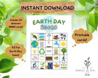 Earth Day Bingo - Etsy