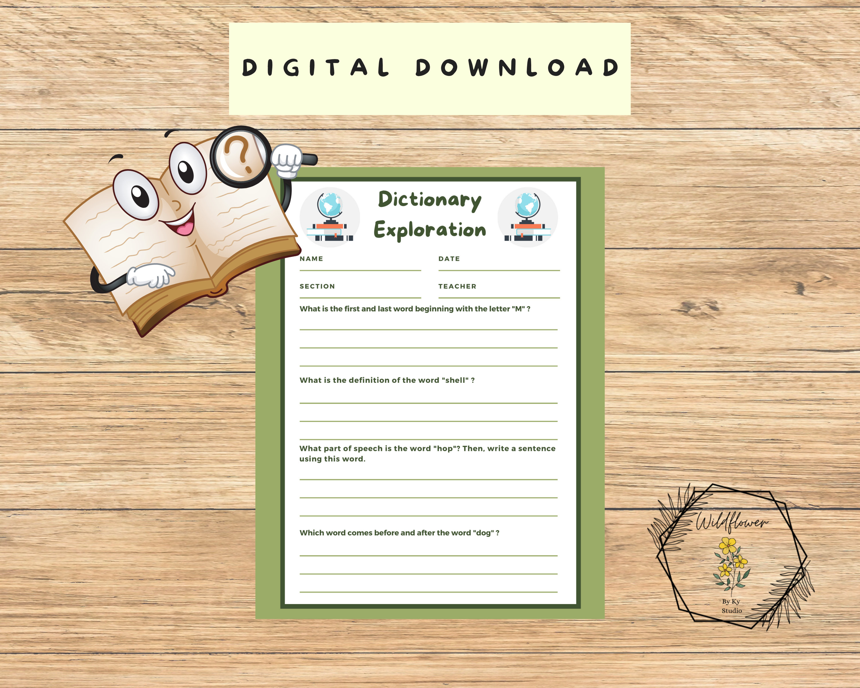 Picture Dictionary For Kids Free Download