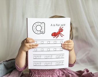 Alphabet Handwriting Practice Workbook All 26 Uppercase and Lowercase ...