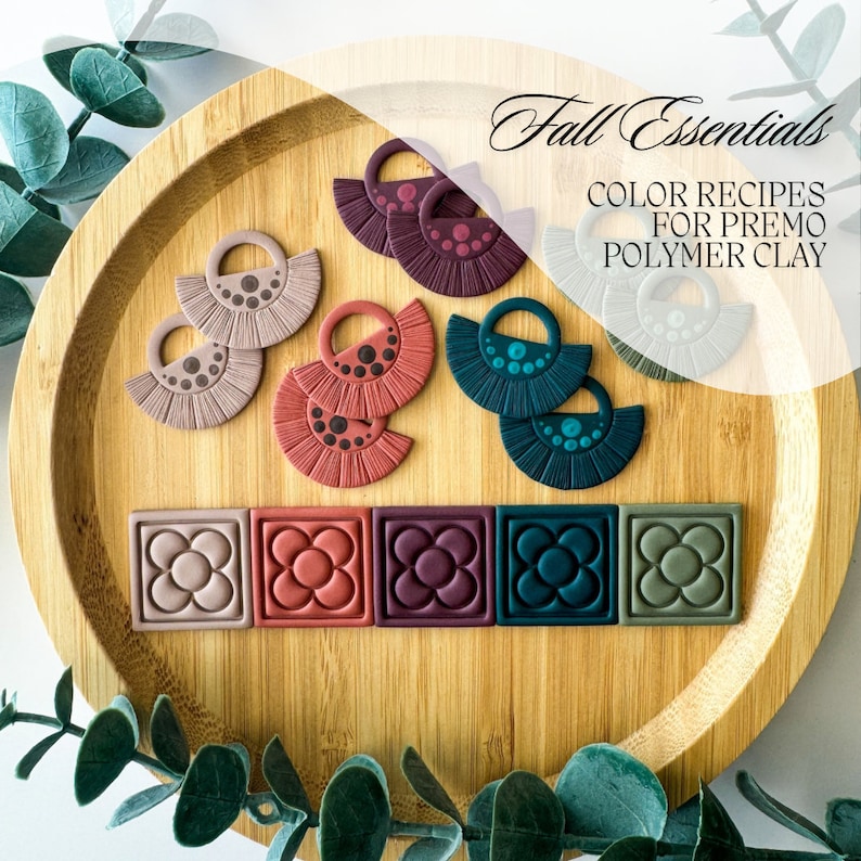 Premo Polymer Clay Color Recipe / Downloadable Tutorial / Fall ...