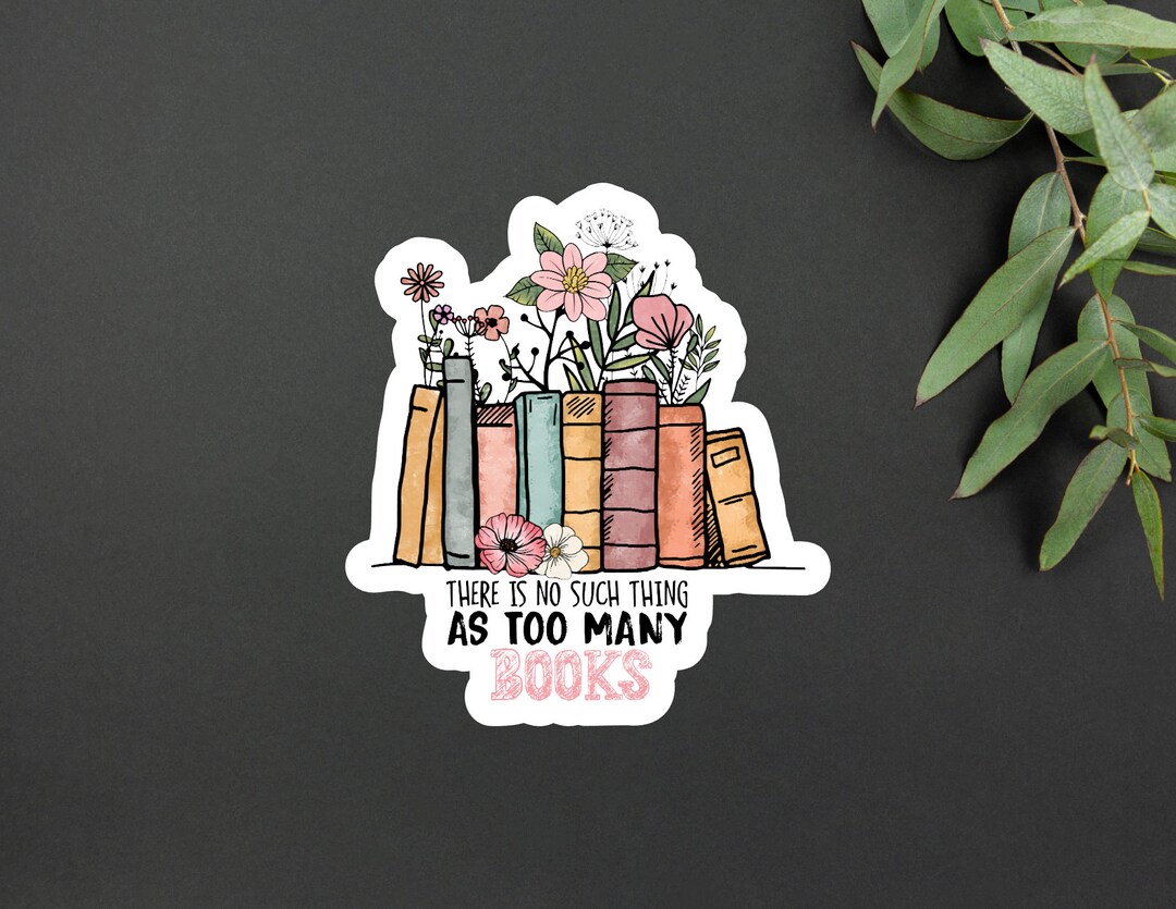 Reading Girl Vinyl Sticker Book Love Gift Sticker Reading Books Laptop ...