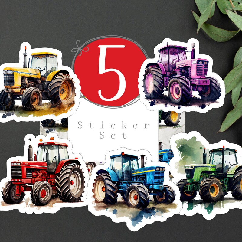 Tractor Stickers - Etsy