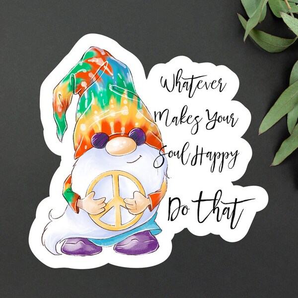 Hippie Sticker - Etsy