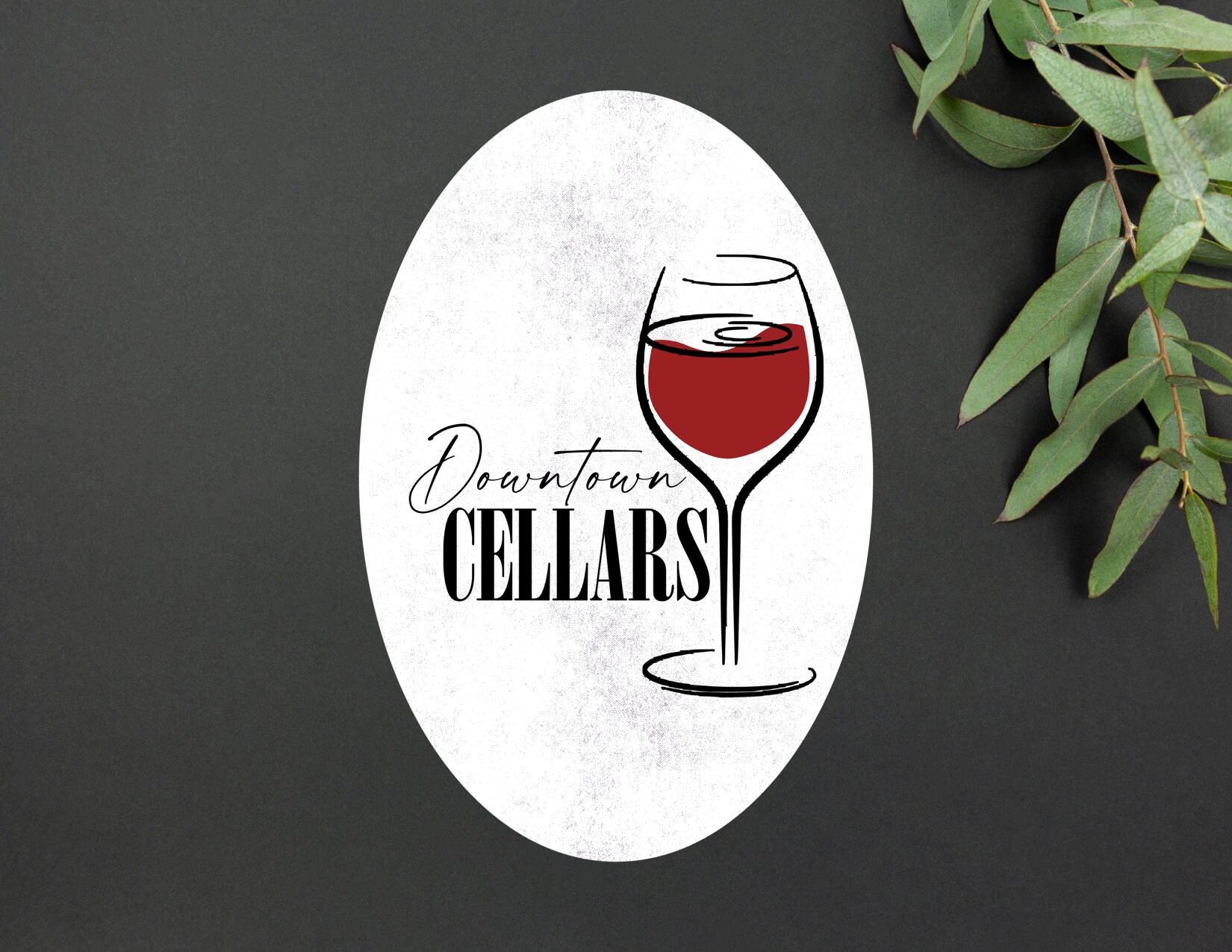 Downtown Cellars Custom Business Card and Postcard Set - Etsy