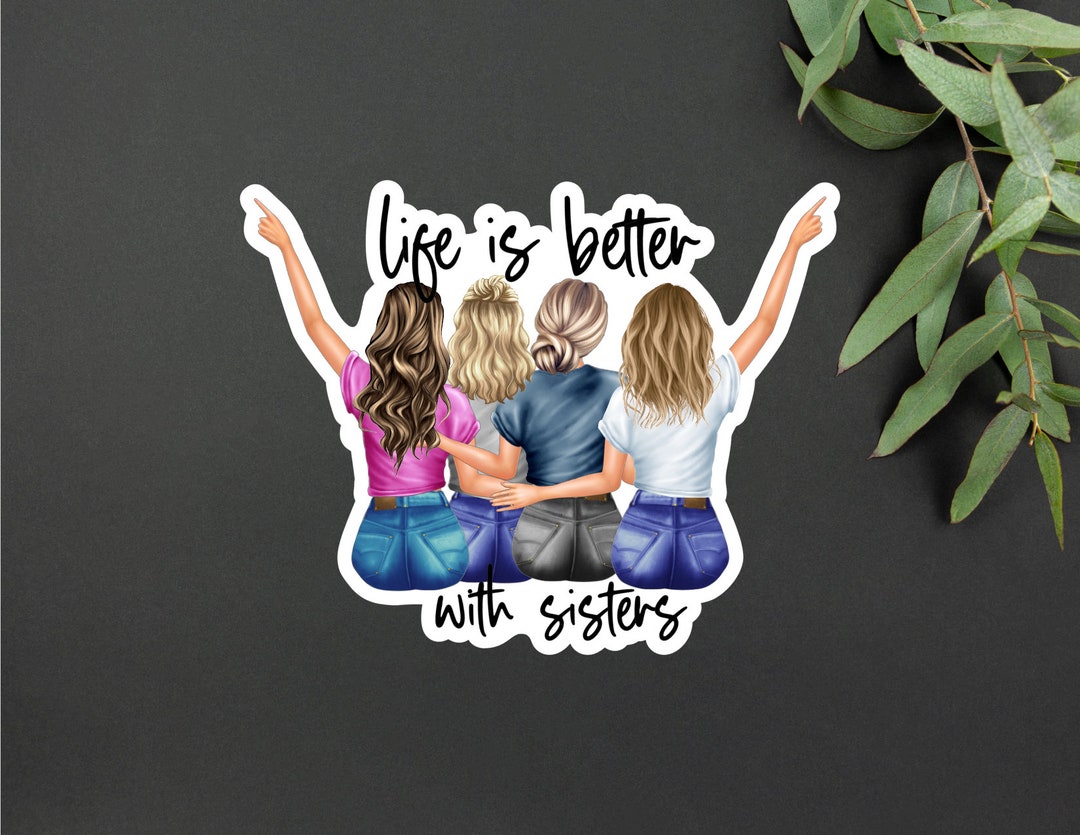 Personalized Custom Forever Friends Vinyl Sticker Friends Forever Gift ...
