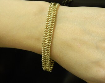 Heavy Gold Bracelet - Etsy
