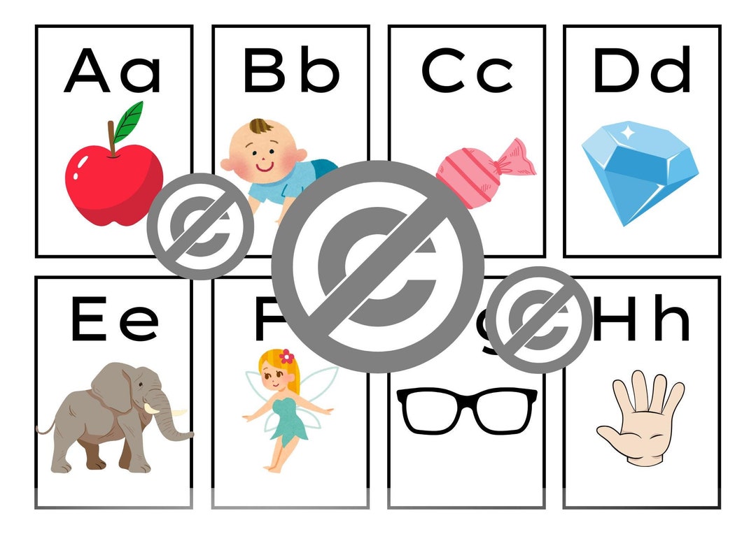 Alphabet Flashcards From Song - Etsy