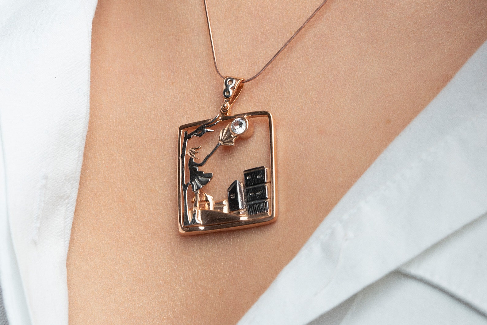 Windy Weather Necklace 925 Silver CERTIFIED Sterling Silver - Etsy