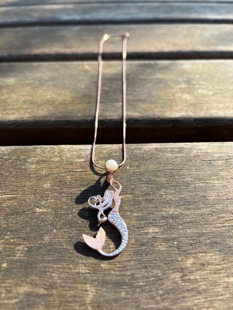Mermaid Pearl Necklace Designer Wedding Jewelry Handmade - Etsy