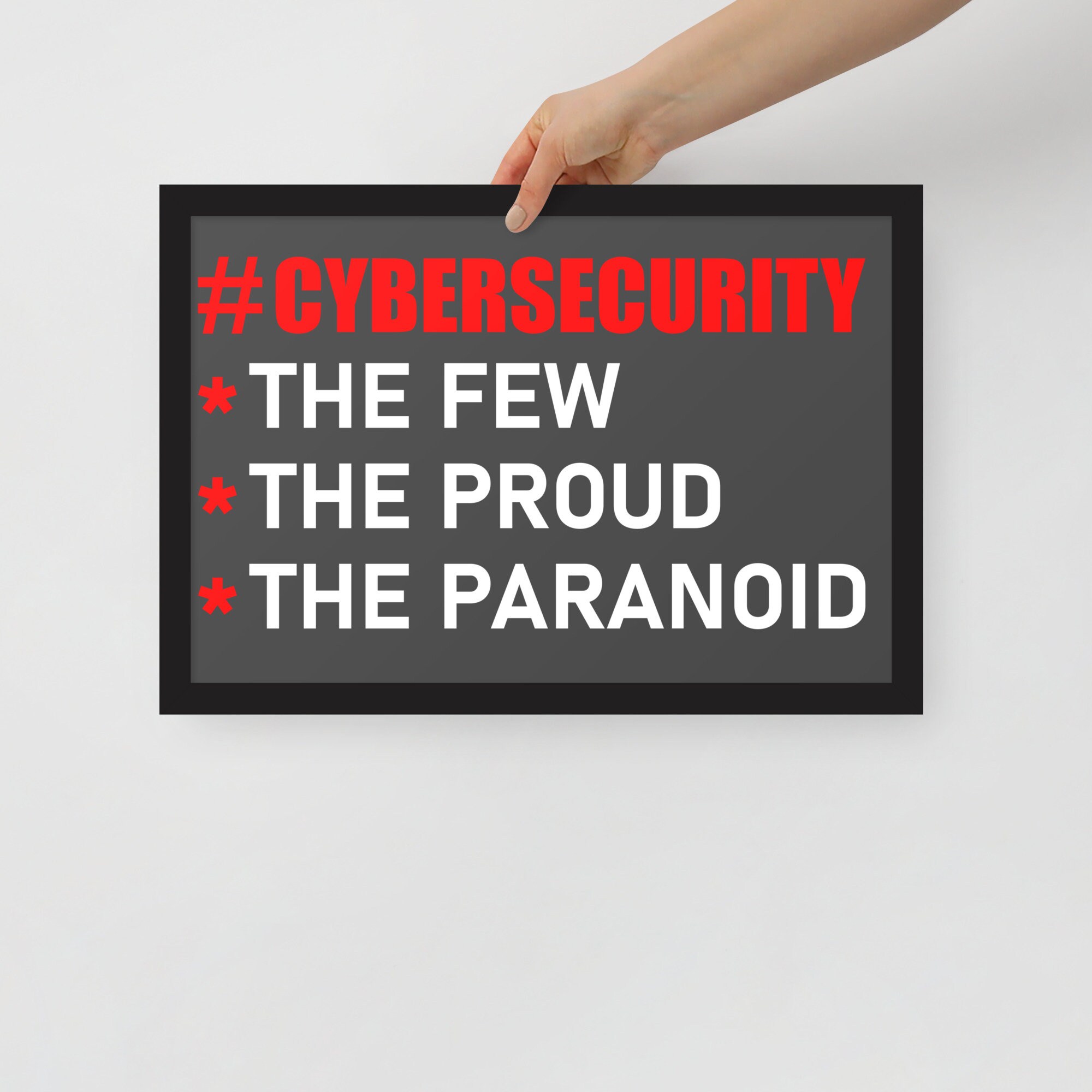 Cyber Security Lifestyle Framed Poster - Etsy