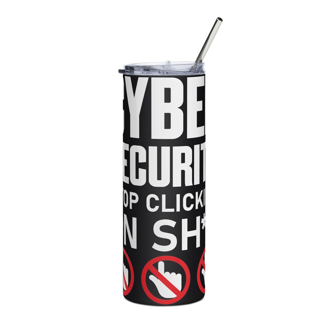 Stainless Steel Cyber Security Tumbler - Etsy