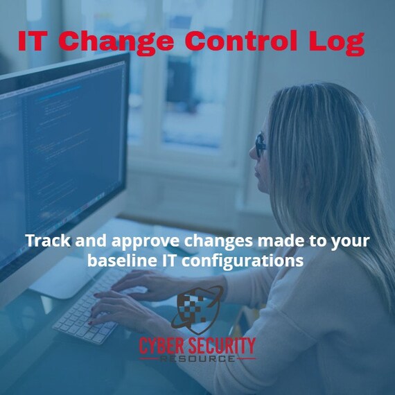 Change Management Tracking Log | Etsy