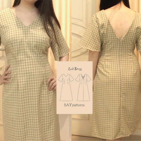 Simple Dress Pattern - Etsy