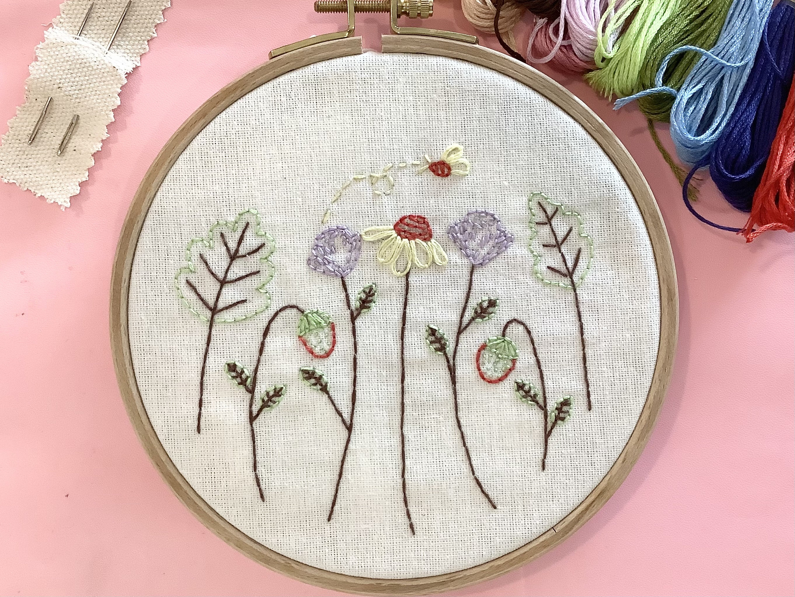 Simple Hand Embroidery Designs For Beginners
