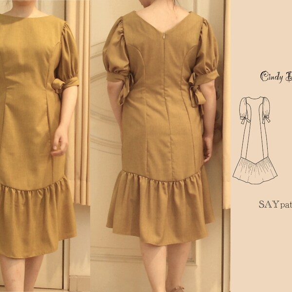 Cindy Dress Pattern - Etsy