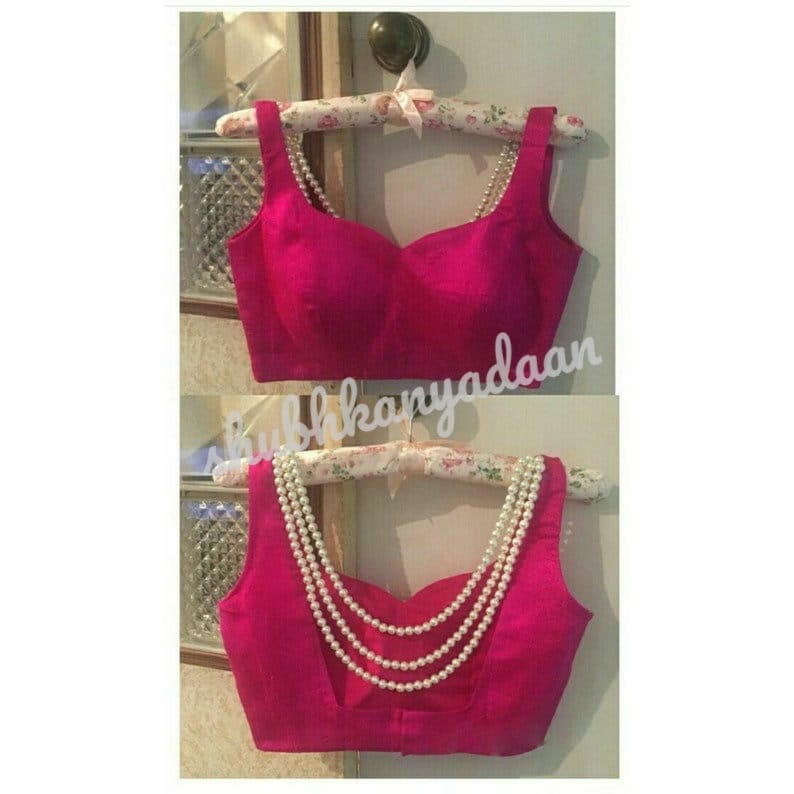 Pink Sabyasachi Deep V Cut Readymade Designer Wedding Wear - Etsy