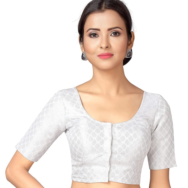 Silver Blouse - Etsy