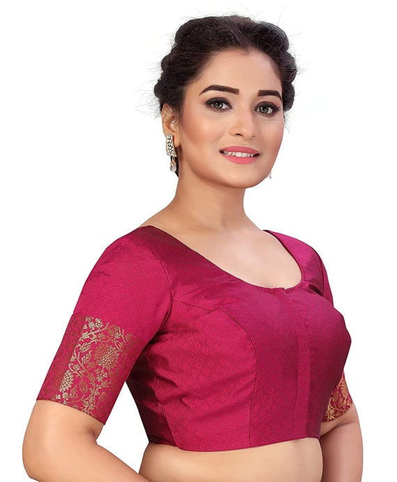 Blouse Front Neck Designs With Border