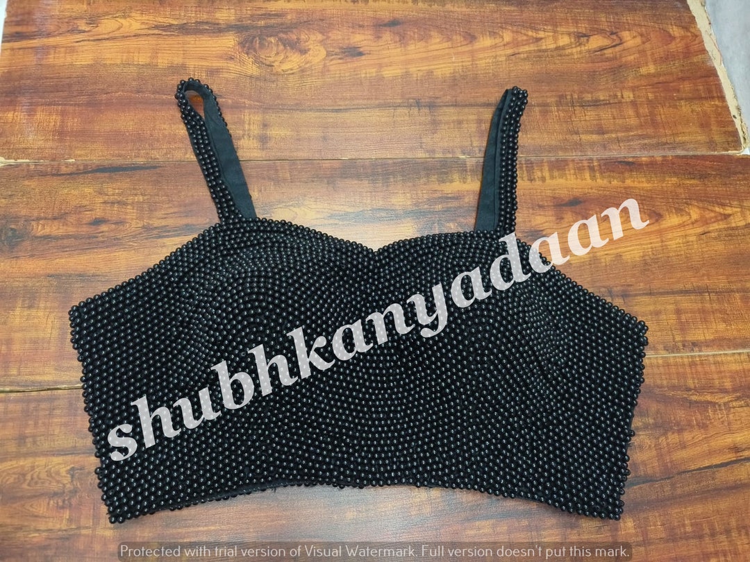 Black Sabyasachi Deep V Cut Readymade Designer Wedding Wear Bride Saree ...