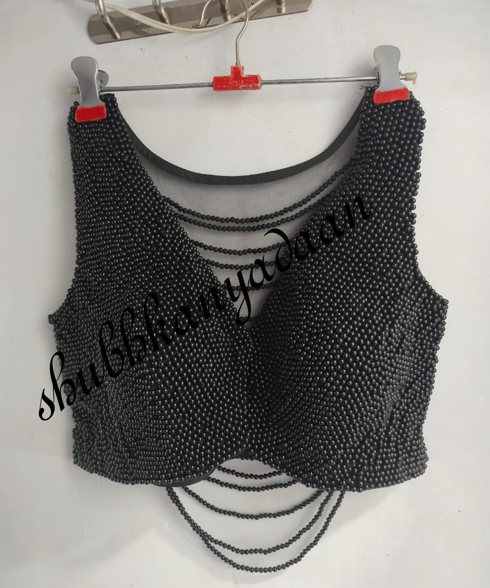 Black Sabyasachi Deep V Cut Readymade Designer Wedding Wear Bride Saree ...