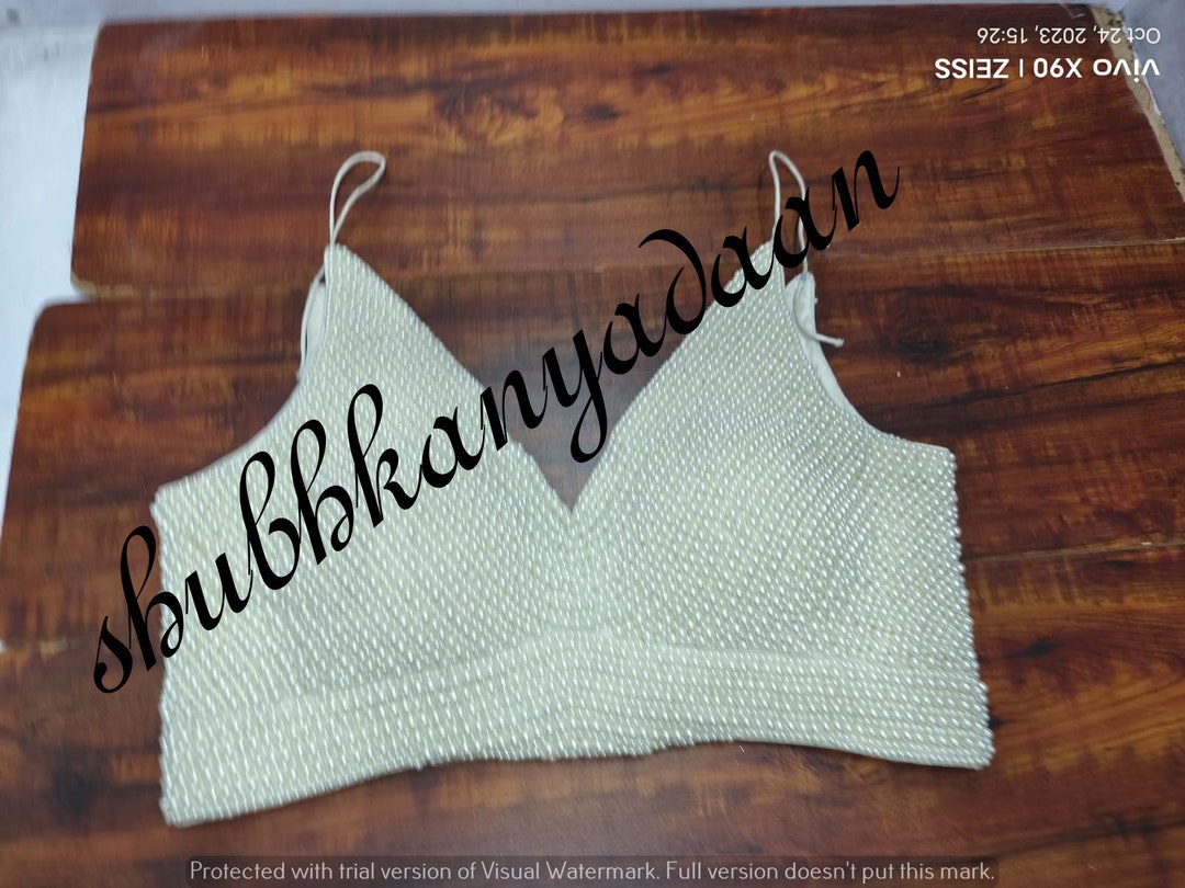 White Sabyasachi Deep V Cut Readymade Designer Wedding Wear Bride Saree ...
