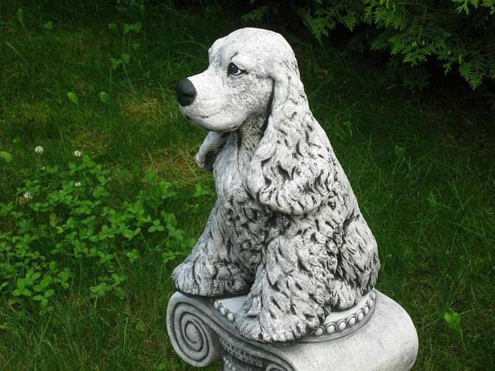 Cocker Spaniel Statue Garden Statue Memorial Dog Statue - Etsy