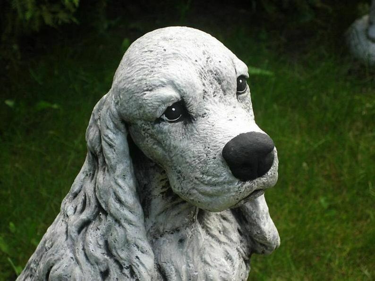 Cocker Spaniel Statue Garden Statue Memorial Dog Statue | Etsy
