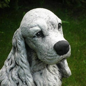 Cocker Spaniel Statue Garden Statue Memorial Dog Statue - Etsy