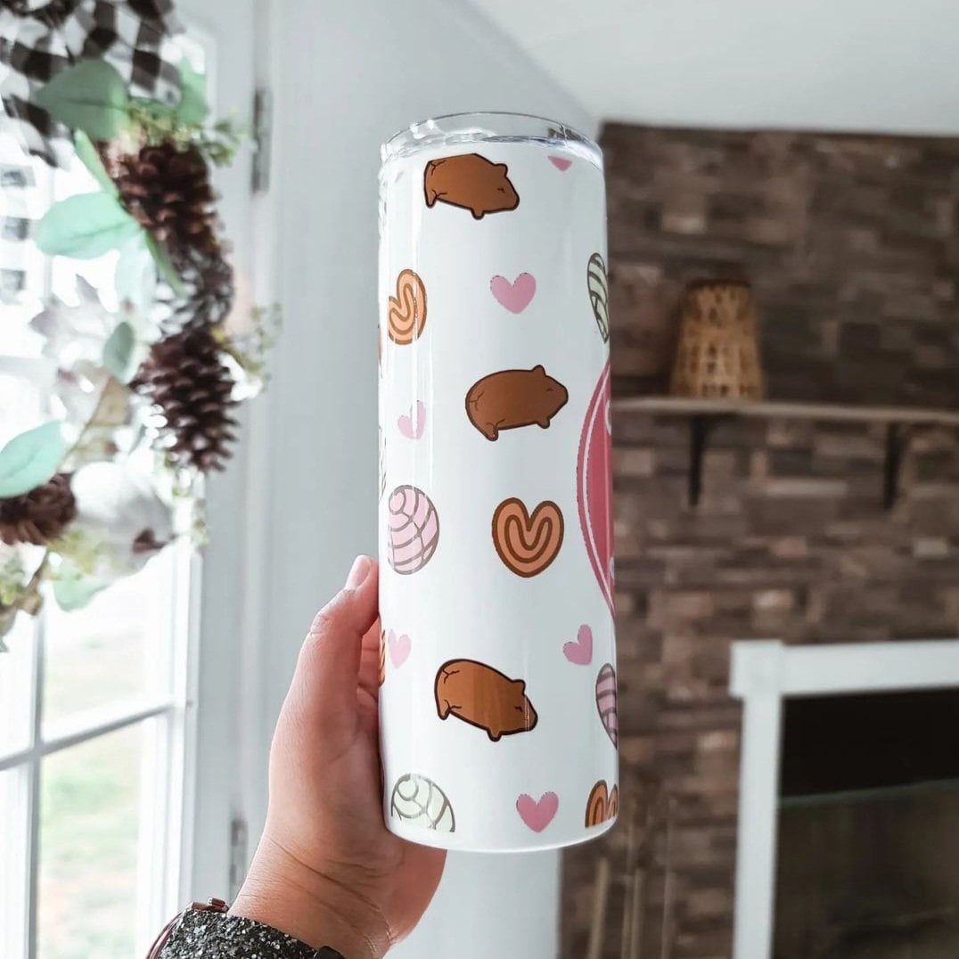 Cafecito and Chisme Tumbler | Cafe and Conchas Tumblers | Stainless ...