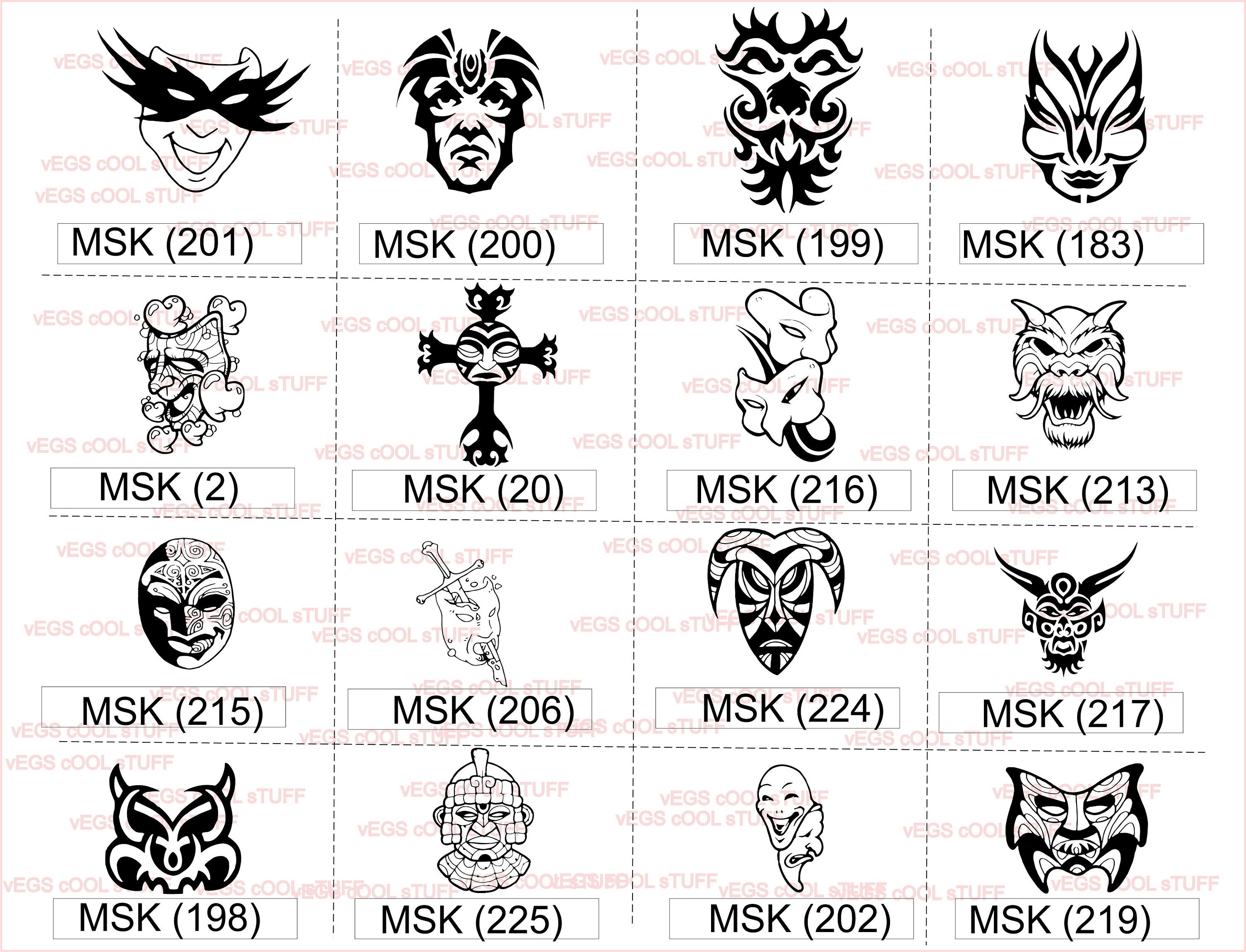 Cool Mask Designs For Boys