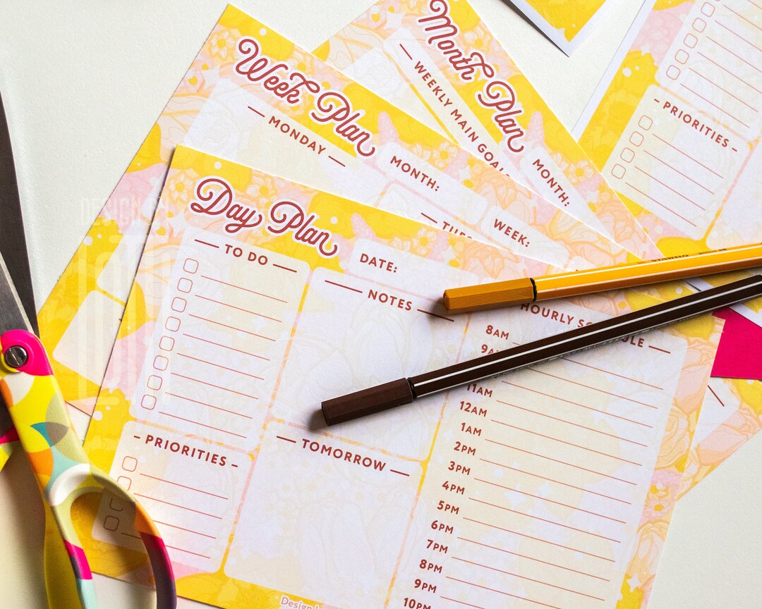 Spring Bouquet // Printable Planner Sheets Vintage Style Spring Flower ...