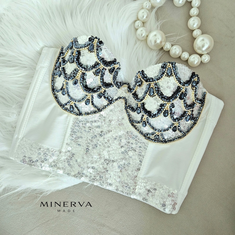 White Handmade Push-up Corset, Unique Piece, Limited Edition - Etsy