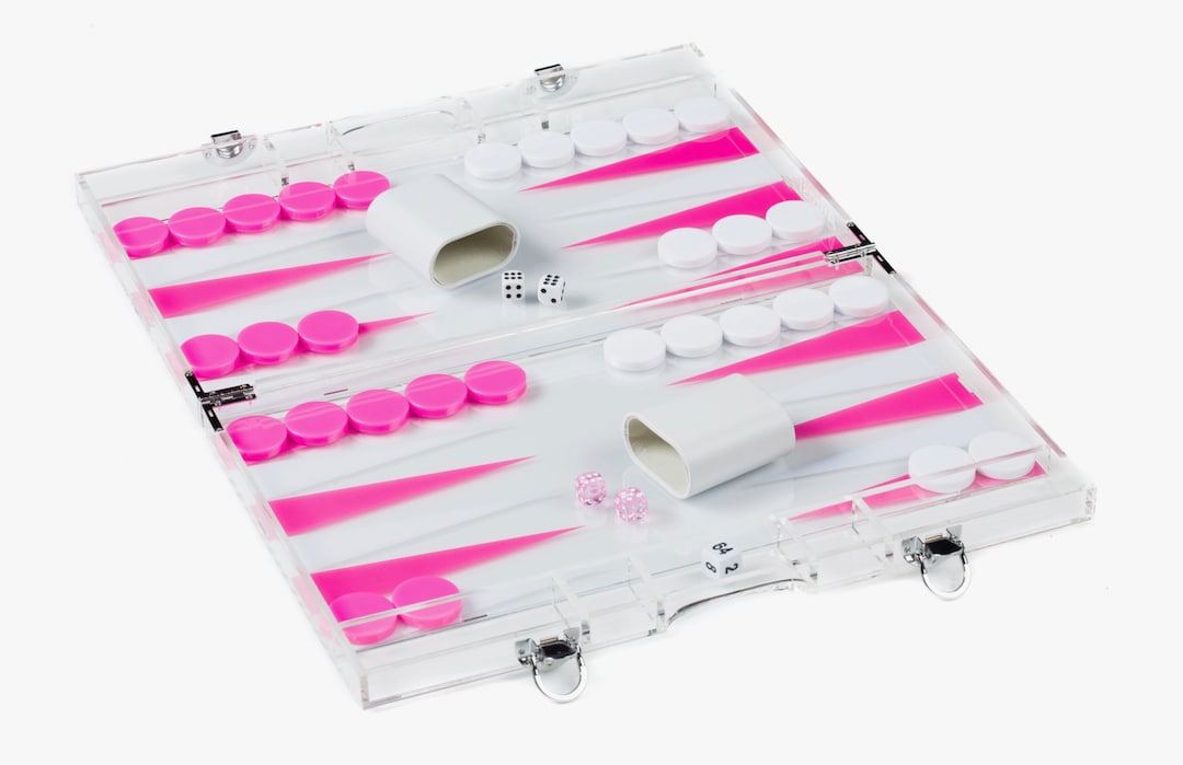 Luxury Acrylic Backgammon Set - Etsy