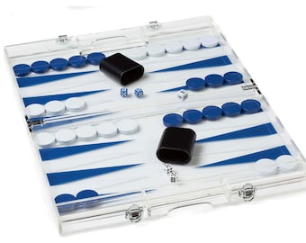 Backgammon Luxury Acrylic Board Game Chess Ornament Gift Display Board ...