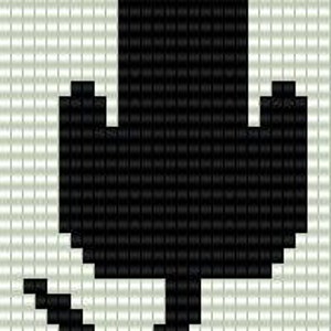 Dogs, Loom Bead Pattern, Bead Loom Pattern | 2 Colors | 28 X 91 - Etsy