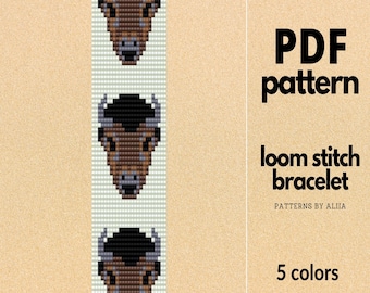 Snakeskin Bead Loom Patterns, Miyuki Pattern, Size 11 Seed Beads Miyuki ...