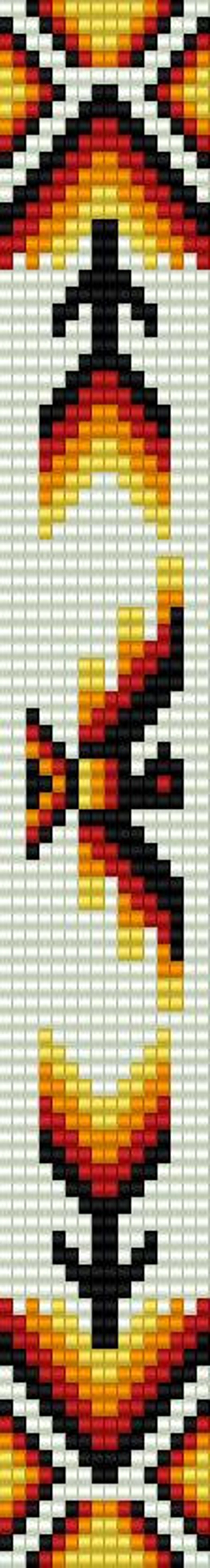 Thunderbird Pattern, Native Bead Loom, Native Beadwork, Miyuki Pattern ...