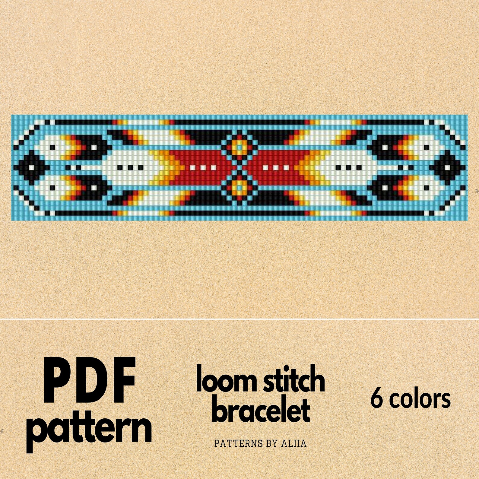 Native American Bead Loom, Native Beadwork, Miyuki Pattern, Navajo ...