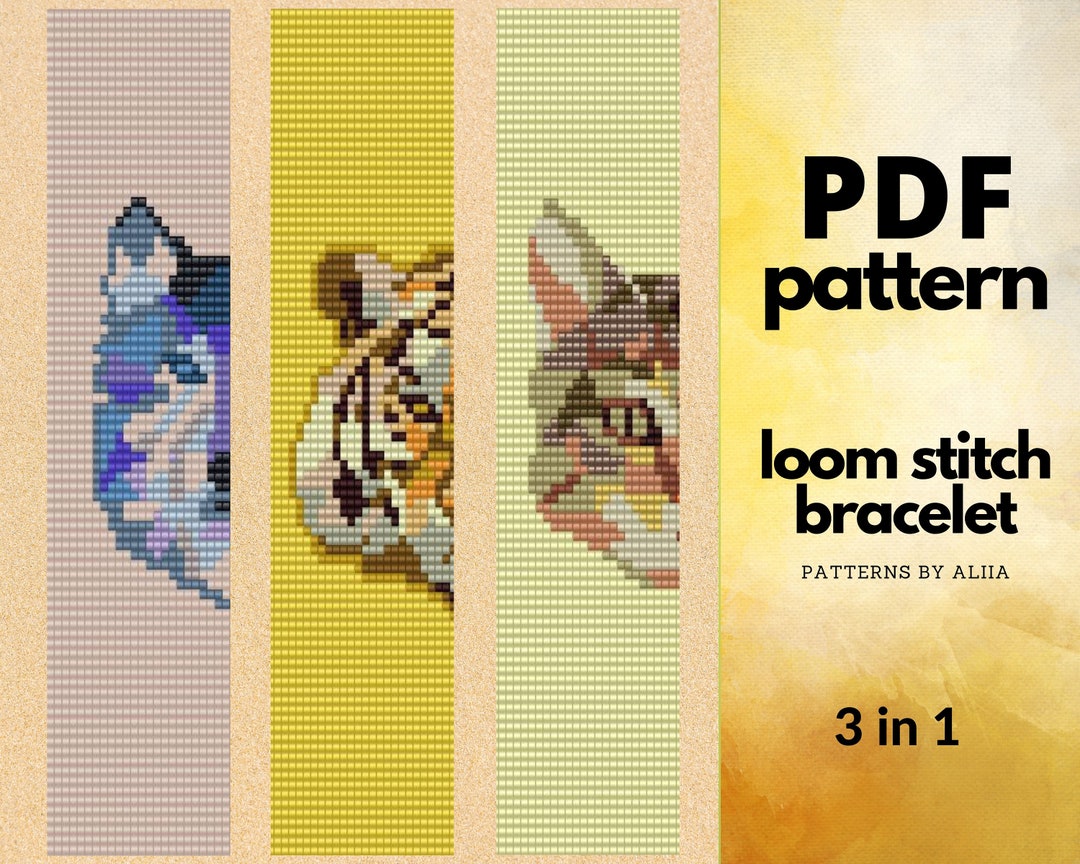 Wolf Bead Pattern Tiger Bead Pattern Cat Bead Pattern Bead - Etsy