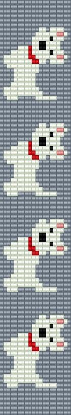 Dogs Loom Bead Pattern Bead Loom Pattern 5 Colors 20 X - Etsy