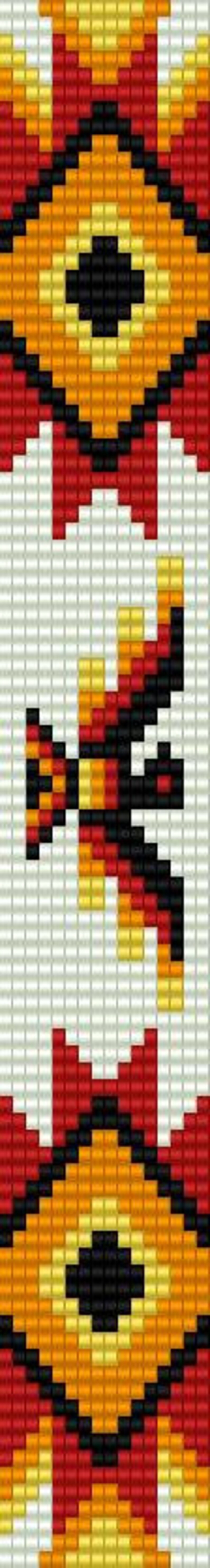 Thunderbird Pattern, Native Bead Loom, Native Beadwork, Miyuki Pattern ...