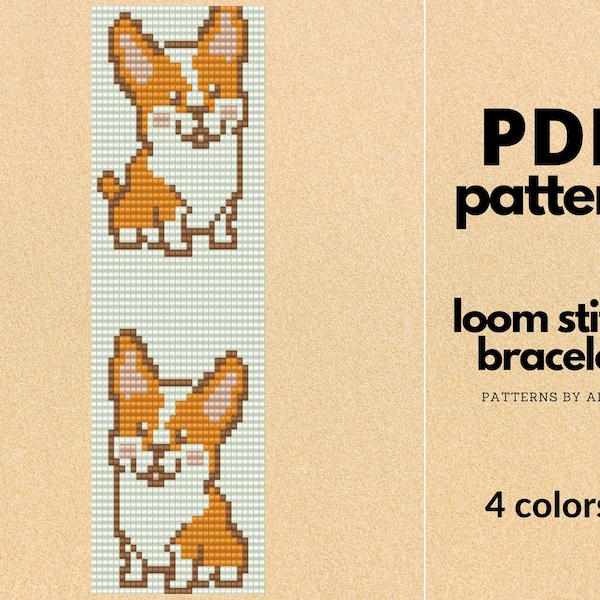 Corgi Beaded Pattern - Etsy
